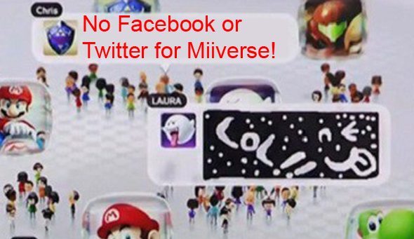 Miiverse Won't Support Facebook or Twitter - BagoGames