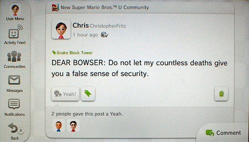 Nintendo Updates Miiverse Community - BagoGames