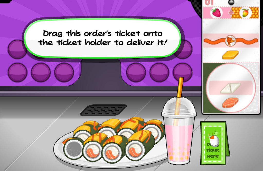 Making Some Sushi With Papa’s Sushiria - Diner Simulation At Its Best