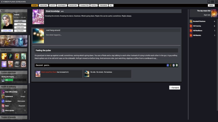 Text-Based RPG cyberpunkdreams Launches Free Beta - BagoGames