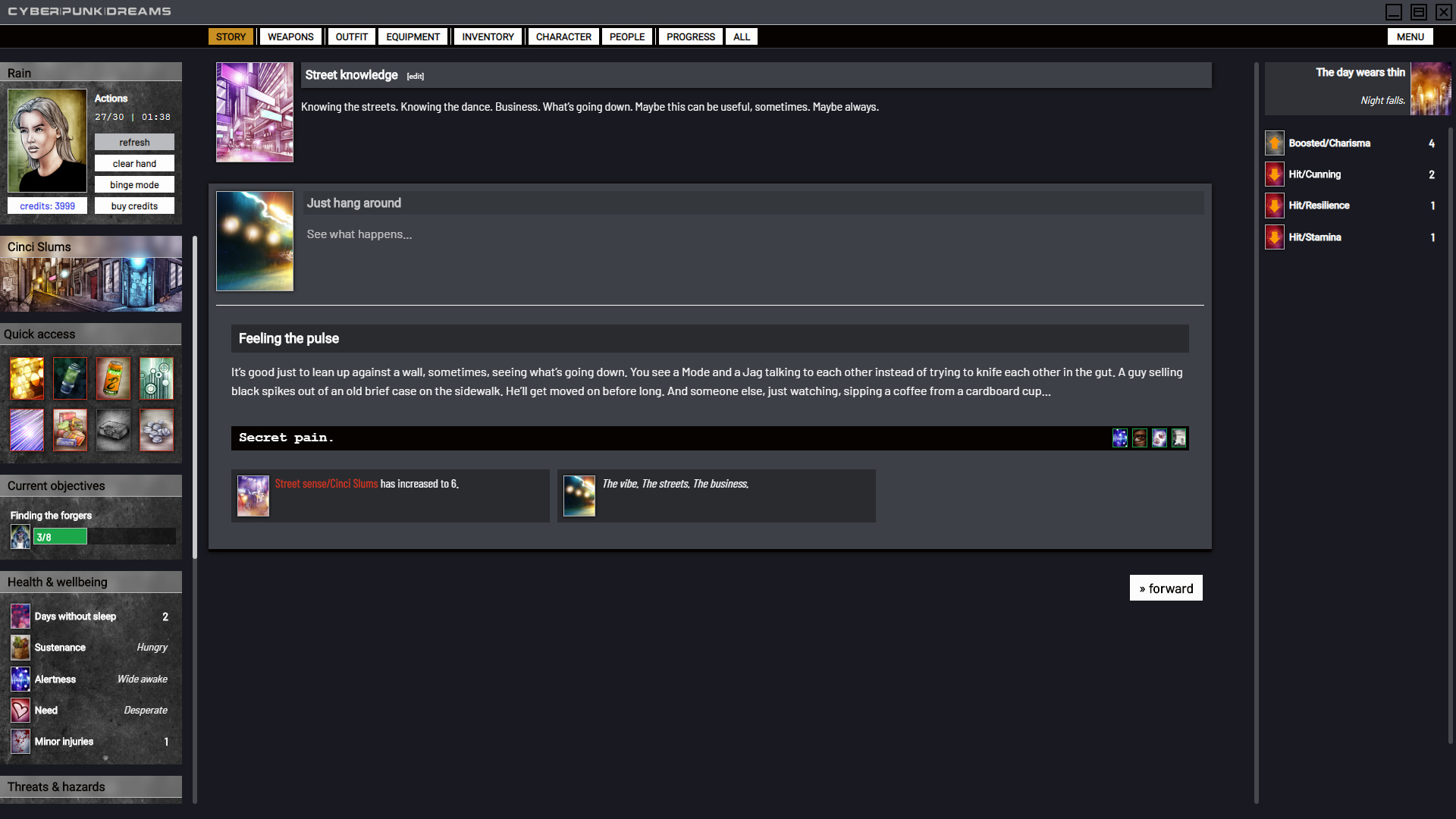 Text-Based RPG cyberpunkdreams Launches Free Beta - BagoGames