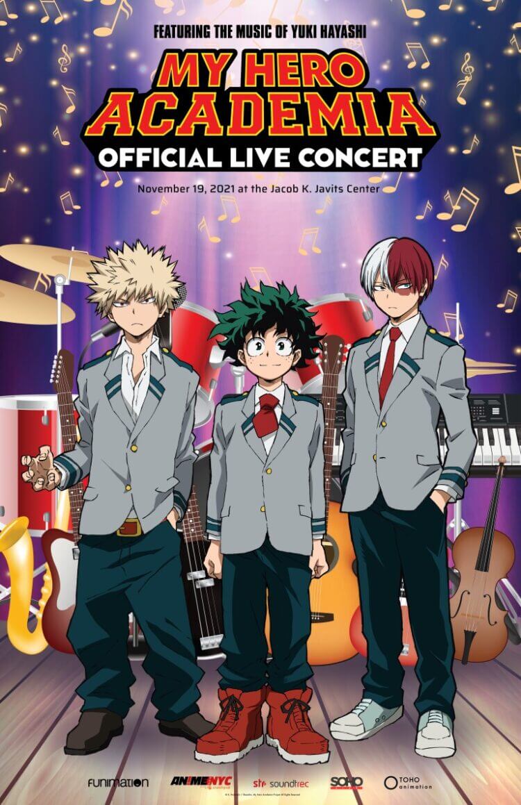 Funimation Announces My Hero Academia Official Live Concert at Anime ...