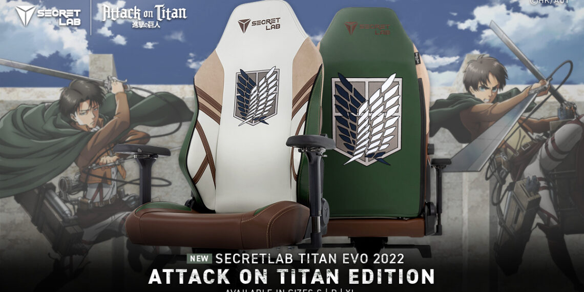 Secretlab and Funimation Announce New Evo 2022 Attack on Titan Edition ...